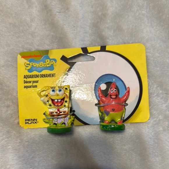 Fish | Spongebob Squarepants And Patrick Star Aquarium Ornaments | Poshmark